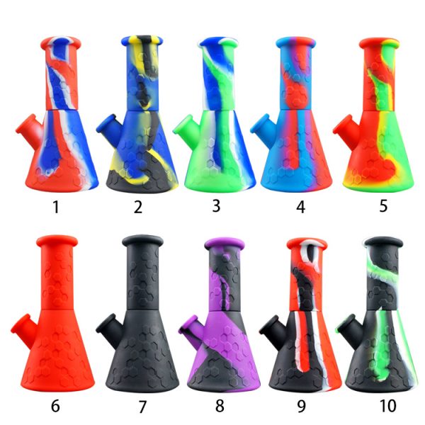 HoneyComb Designs Silicone Gel Bong Water Hand Pipe - Foison U