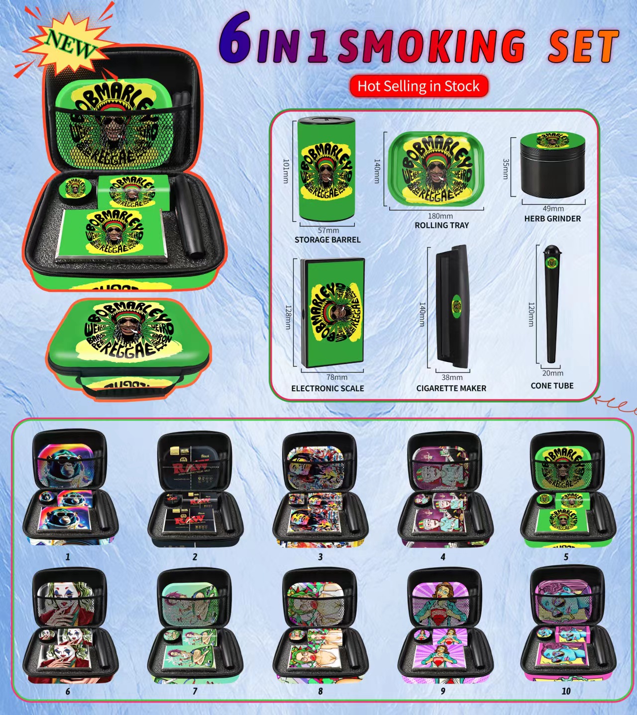 The Ultimate 6-In-One Portable Smoking Kits - Foison U